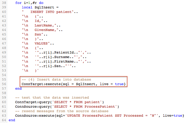 Database Insert Db To Db Interfaceware Help Center 5633