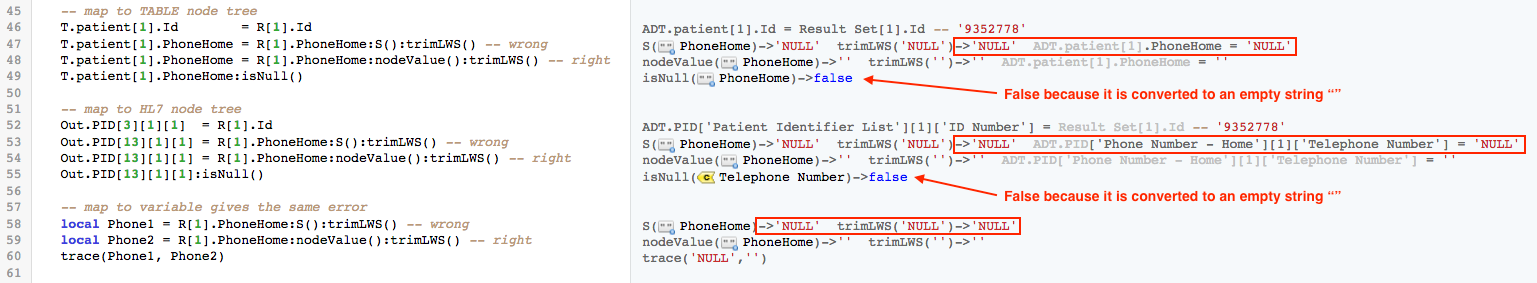 Dealing with NULL data from databases - iNTERFACEWARE Help Center Dealing with NULL data from databases - iNTERFACEWARE Help Center